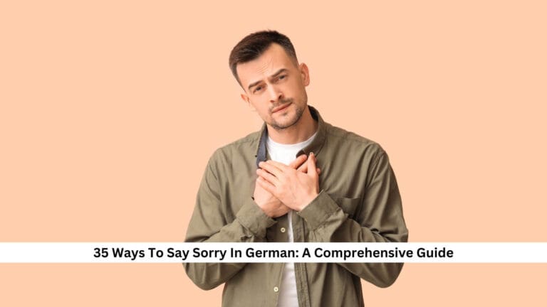 How To Say "Sorry" In German: A Complete Beginner’s Guide - Indian ...